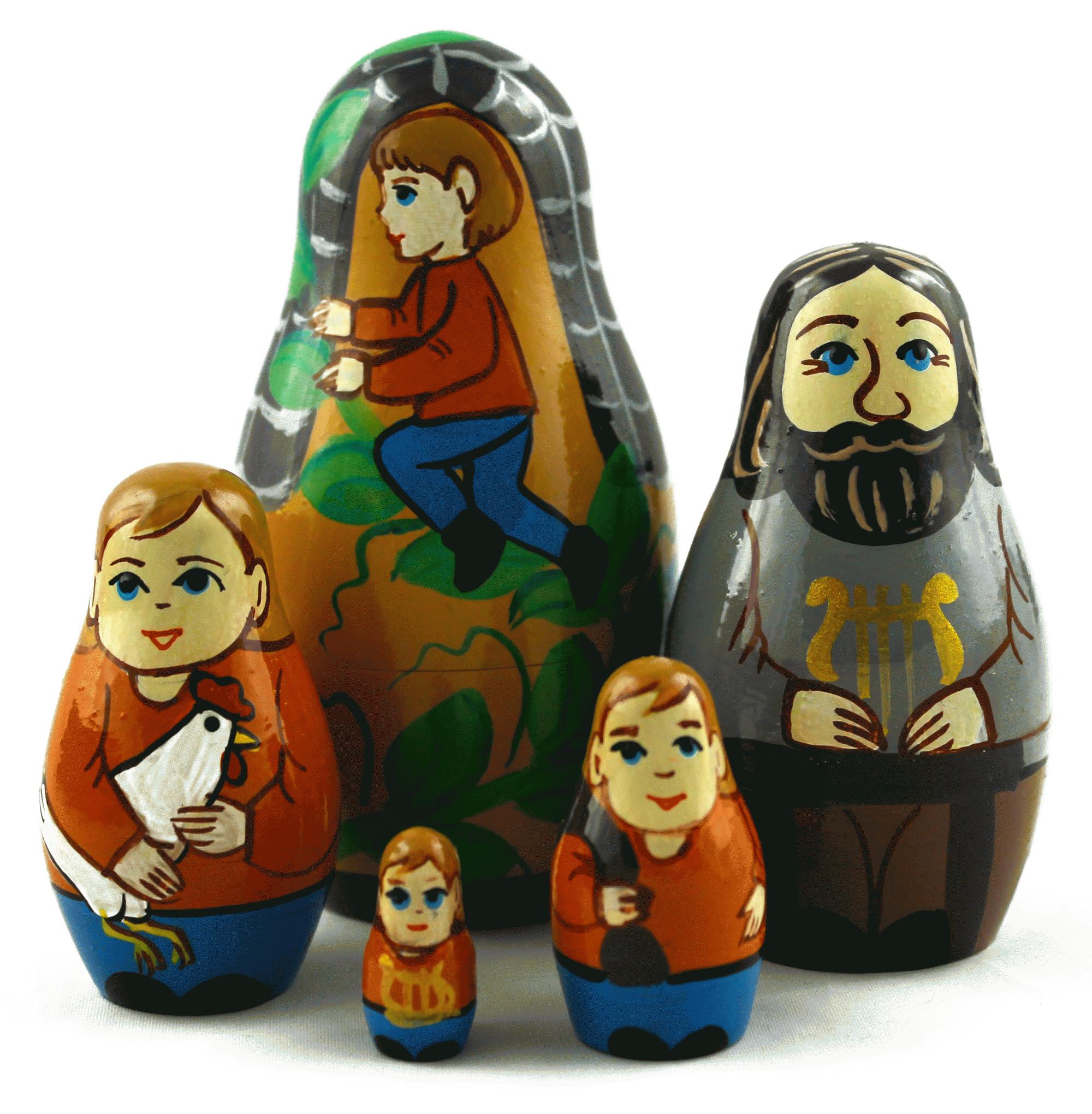 Hans und die Bohnenranke auf Matroschka.biz