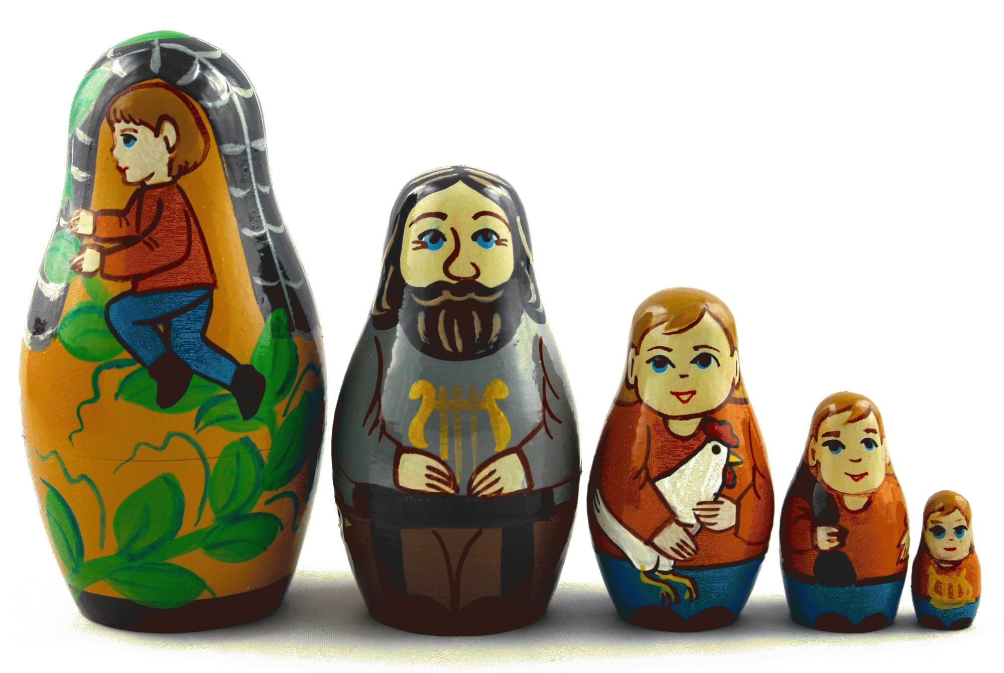 Hans und die Bohnenranke auf Matroschka.biz