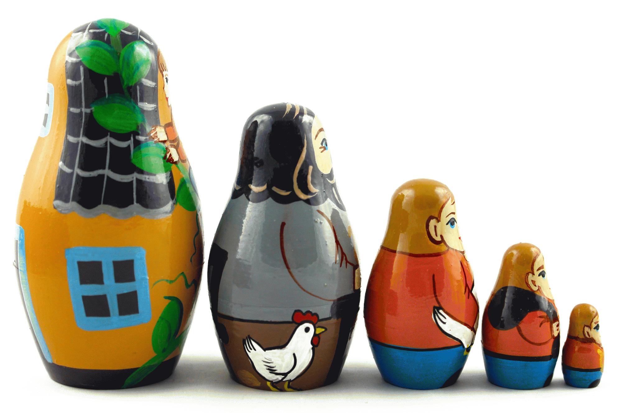 Hans und die Bohnenranke auf Matroschka.biz