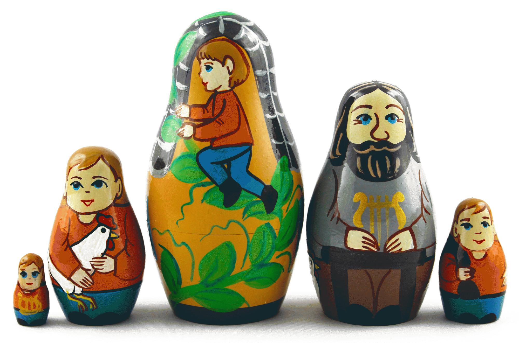 Hans und die Bohnenranke auf Matroschka.biz