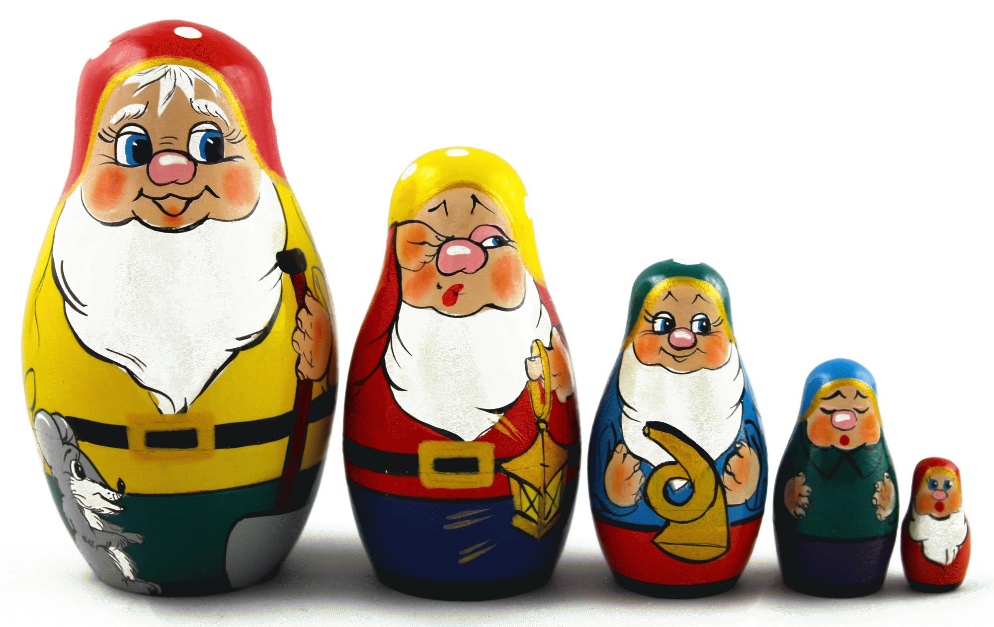 Dwergen matryoshka op Matroesjka.info