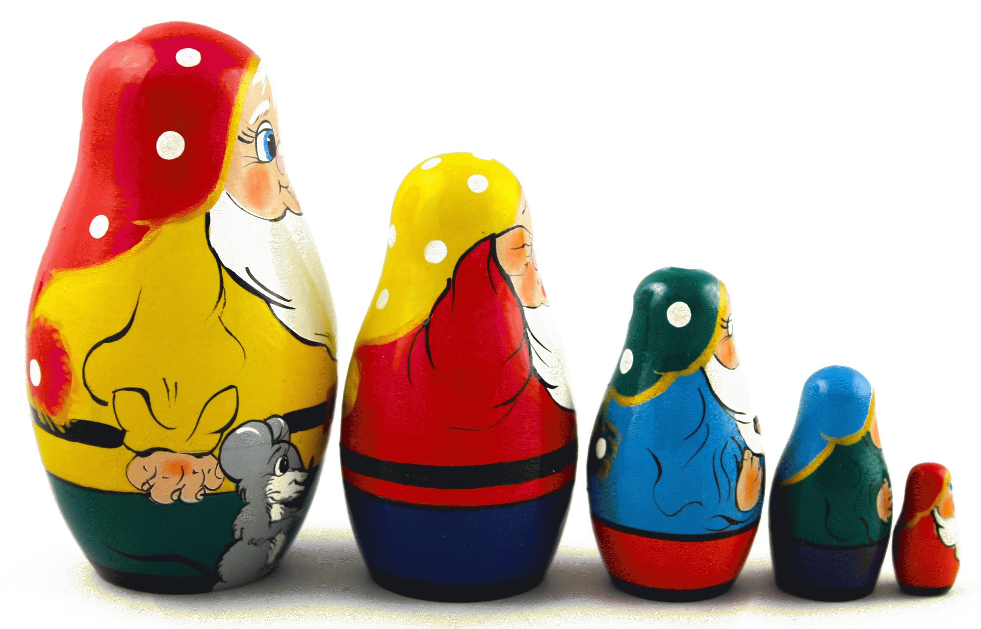 Dwergen matryoshka op Matroesjka.info