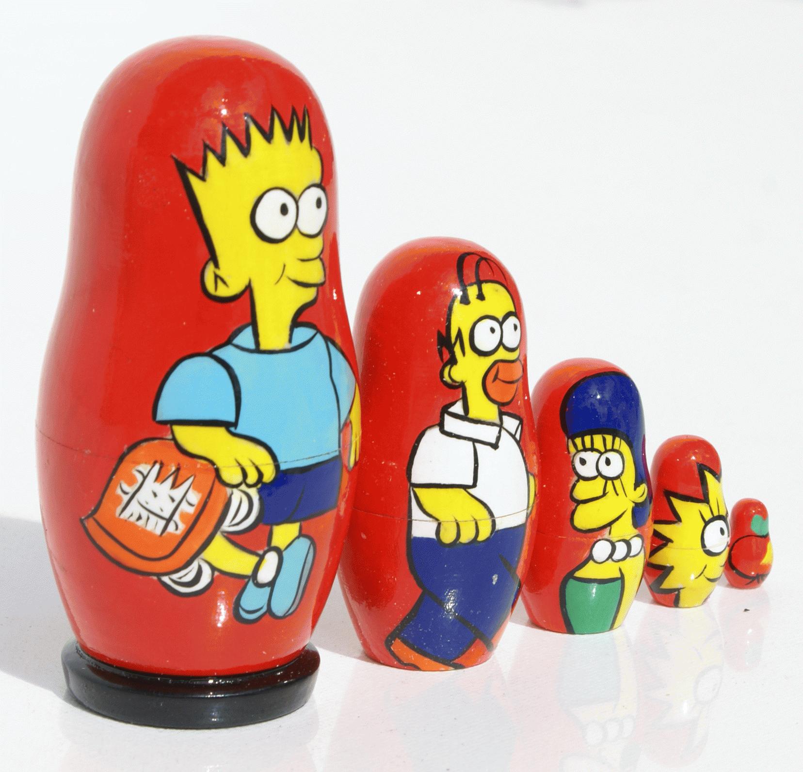 Simpsons on Matryoshka.biz