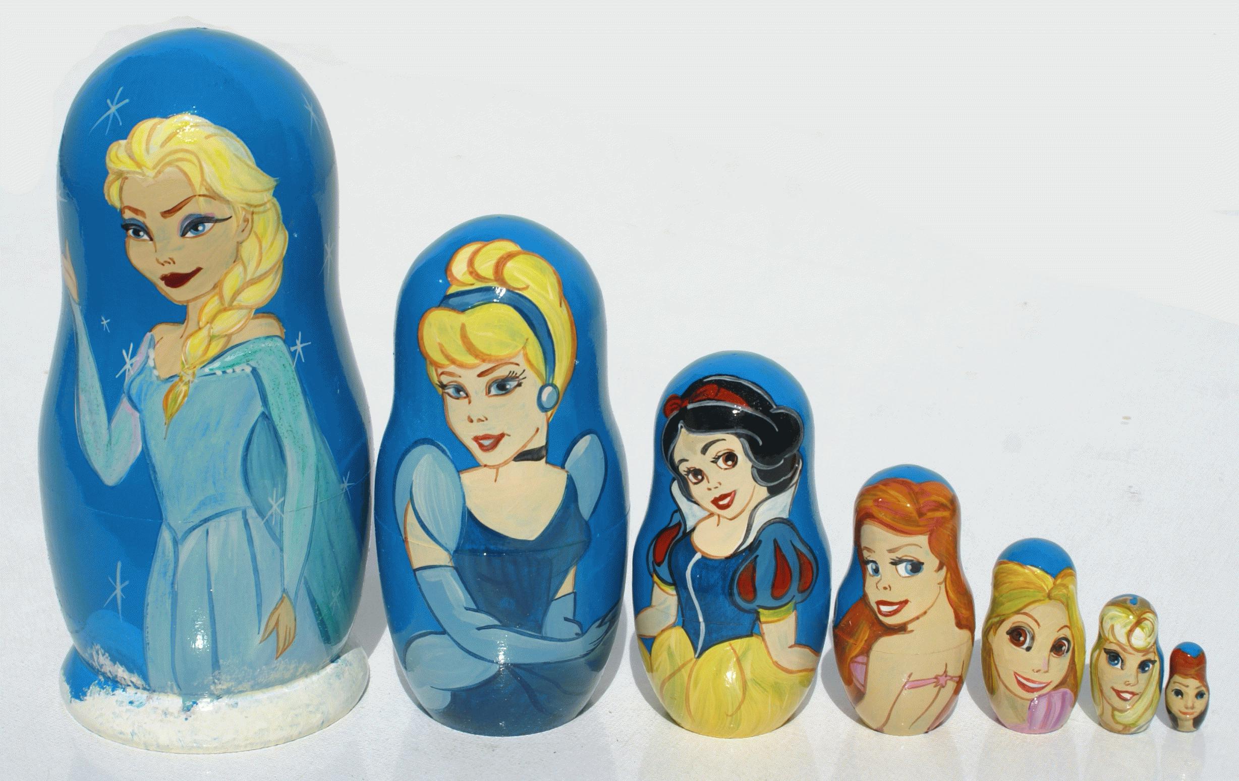 Seven Princesses on Matryoshka.biz